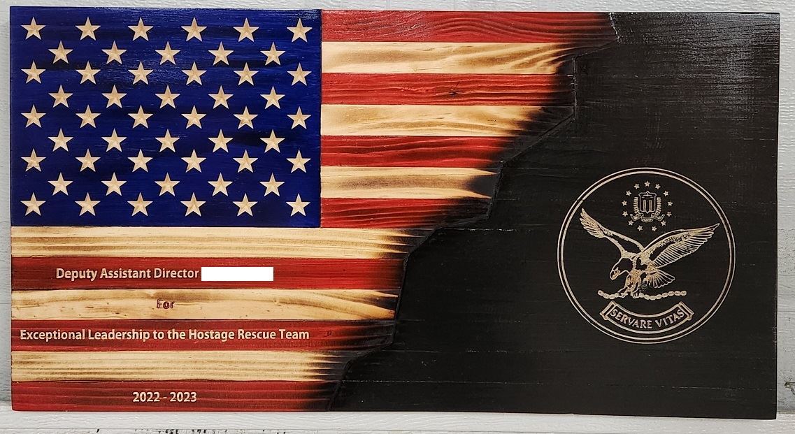 Rustic Flags of Virginia - Custom Logo Torn Flag