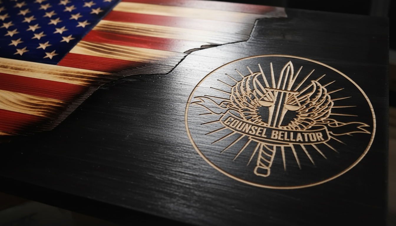 Rustic Flags of Virginia - Custom Logo Torn Flag